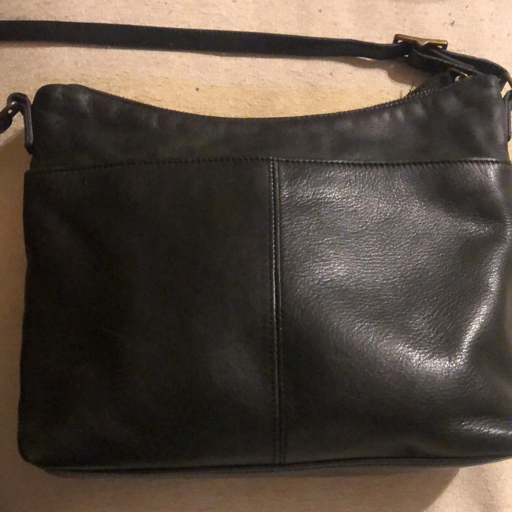 Margo Black Leather Bag Great Shape Like New - Gem